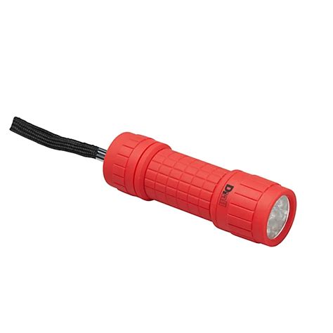 Diall Red 27lm Led Battery Powered Compact Torch