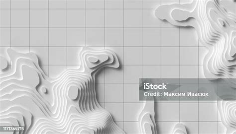지형의 지도 선입니다 추상 지형 맵 개념을 복사본에 대한 공간으로 렌더링합니다 3d 파도 3d 지도 제작 콘셉 배경 맵 모형 인포그래픽 세계지도 템플릿 물결 모양의 배경