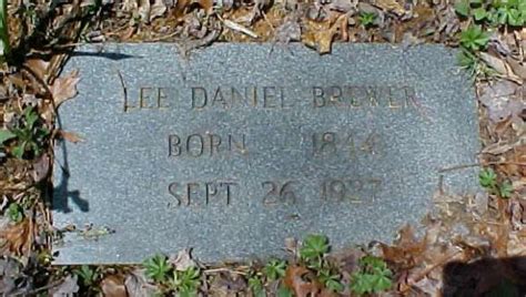 Levi Daniel Brewer 1844 1927 Find A Grave Memorial