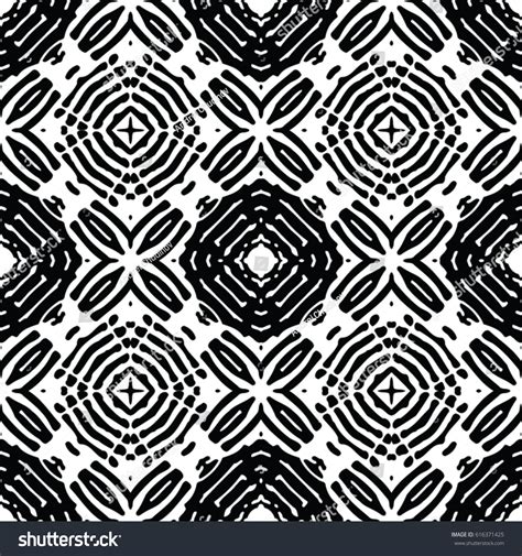 Seamless Abstract Monochrome Engraving Pattern Texture Stock Vector Royalty Free 616371425