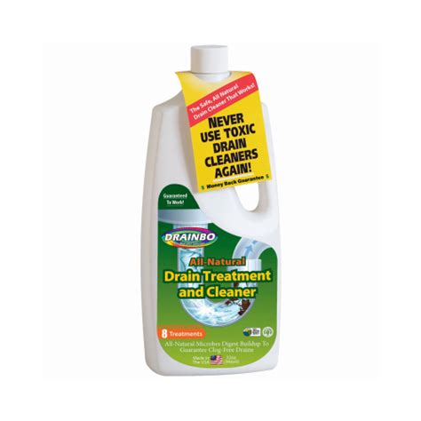 Drainbo 50000 Drain Cleaner The Natural Solution Liquid 32 Oz