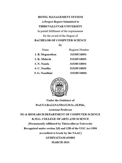 Hotel Management System Documentation Pdf Dynamic Web Page World Wide Web