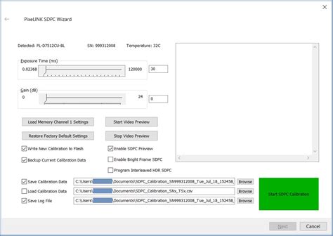 Static Defective Pixel Correction Wizard Manual Pixelink Support