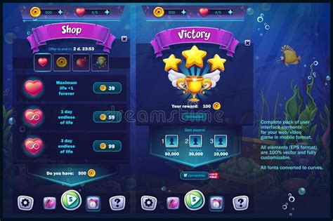 Game Shop Window For Computer App Stock Vector Illustration Of Luck Profit 70097461