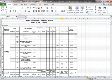 Cara Membuat Kode Inventaris Barang Dengan Excel Dehaliyah Riset