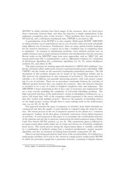 Combining Monte Carlo And Hyper Heuristic Methods For The Multi Mode