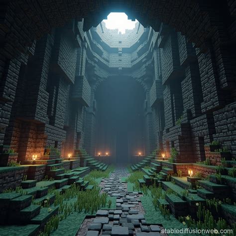 Minecraft Shader Structure Underground Stable Diffusion Online