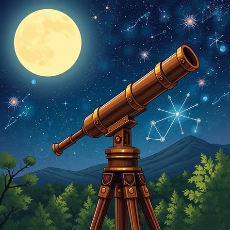 Breathtaking Keplerian Telescope Illustration