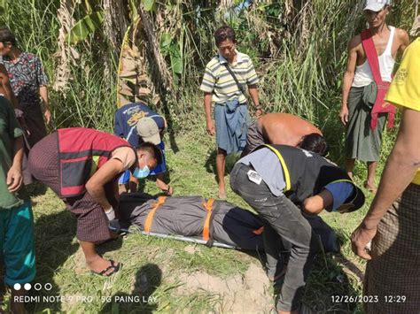 အသက် ၆ဝ အရွယ်အမျိုးသားတစ်ဦး ဦးခေါင်း ဆင်နင်းခံရ၍ ပွဲချင်းပြီးသေဆုံးမှု အုတ်တွင်းမြို့၌ ဖြစ်ပွား