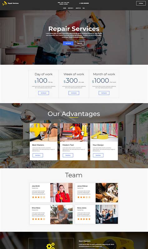Bootstrap Parallax Scrolling Template And Other Bootstrap Templates