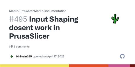 Input Shaping Dosent Work In Prusaslicer · Issue 495 · Marlinfirmware