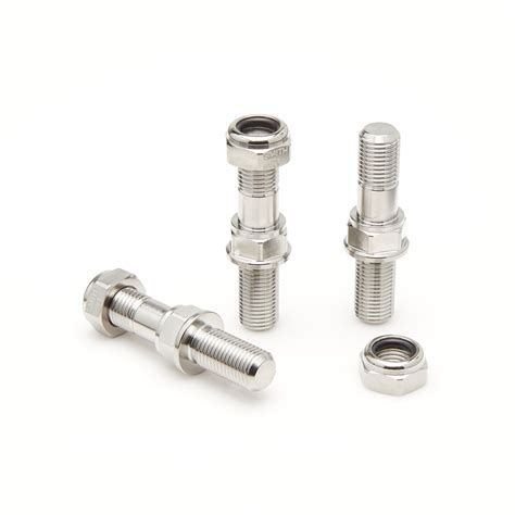 Micro Sprint Radius Rod One Nut Stud Kit Smith Titanium