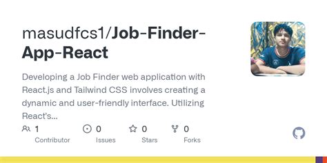 Github Masudfcs1job Finder App React Developing A Job Finder Web Application With Reactjs
