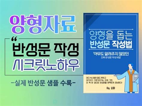 양형자료 준비를 돕는 반성문 작성 노하우 크몽