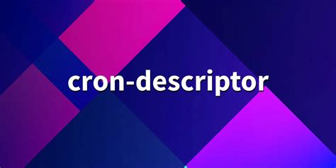 Cron Descriptor 145 A Python Library That Converts Cron Expressions