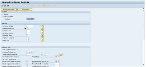 S AHR 61015557 SAP Tcode Salary According To Seniority