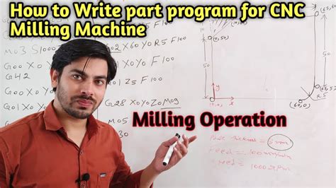 CNC Milling Program Hindi CNC Milling Operation Milling Operation On CNC Machine Milling