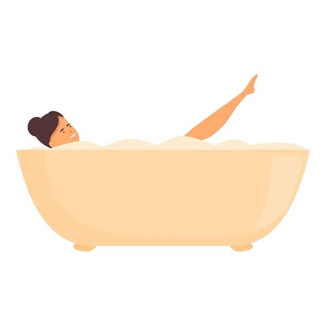 Premium Vector Daily Hot Bath Icon Cartoon Vector Wash Whole Body