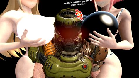 Rule 34 Breast Smother Doom Doom Slayer Doom Female Large Breasts Male Mythra Pyra Xenoblade