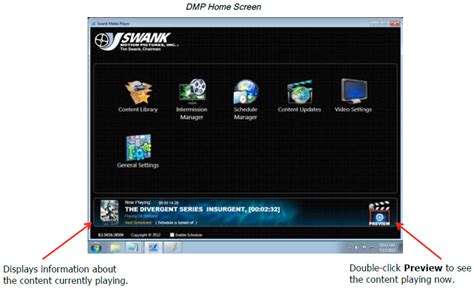 DMP Digital Media Player User Guide Swank Motion Pictures Inc