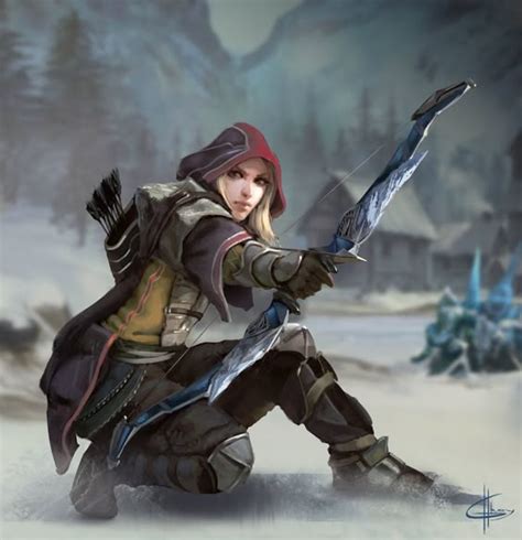 Ranger By Greyhues Female Archer Bow Arrow Armor Clothes Clothing