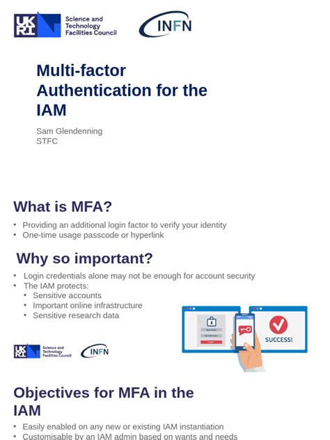 Multi Factor Authentication For The Iam Pdf Password Authentication