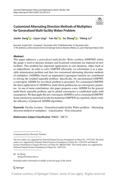 Customized Alternating Direction Methods Of Multipliers For Generalized