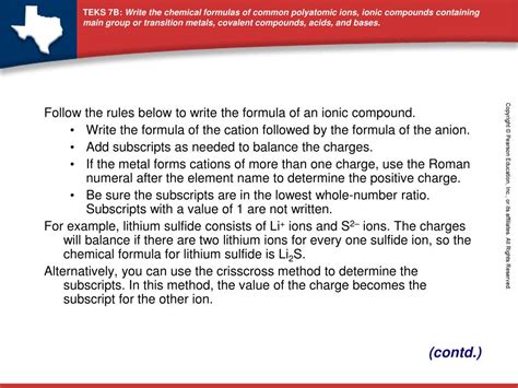 Ppt What Are The Formulas For Some Polyatomic Ions Powerpoint Presentation Id 3848521
