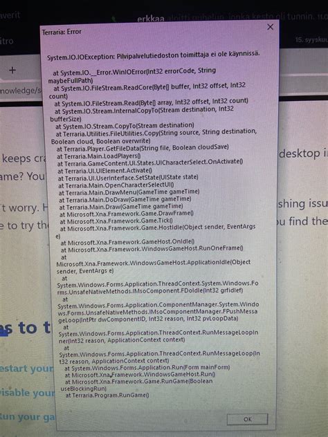 Terraria Crashing After Pressing Singleplayer Or Trying To Create Multiplayer Server Terraria