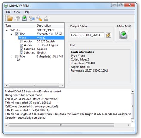 Convert DVDs And ISO Files To MKV With MakeMKV