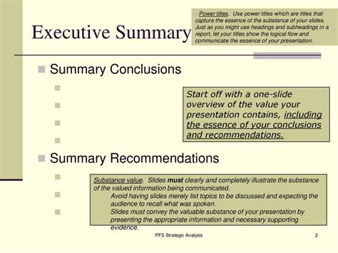 Strategic Analysis Of PFS Ppt Download