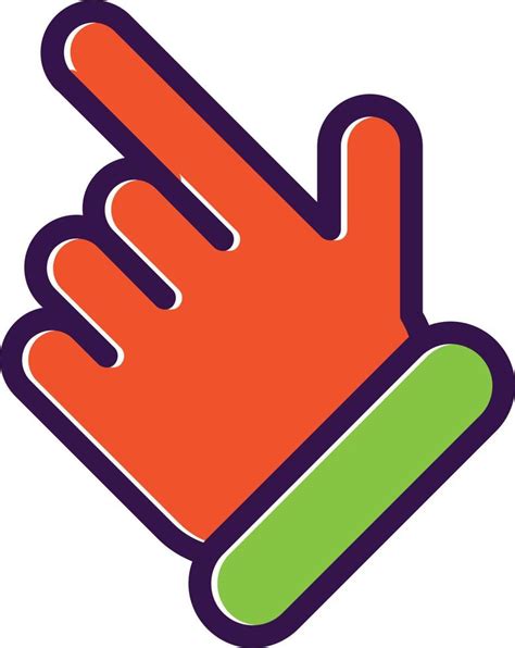 Hand Pointer Vector Icon Design Vector Art At Vecteezy