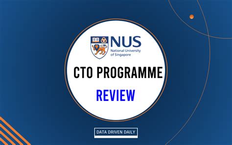 Nus Chief Technology Officer Cto Programme Review In 2023
