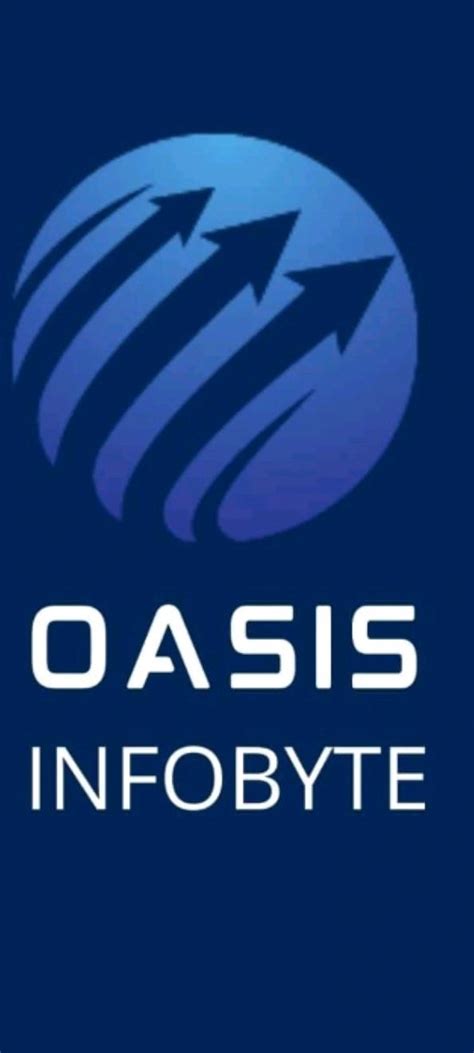 my internship with oasis infobyte urvish prajapati posted on the