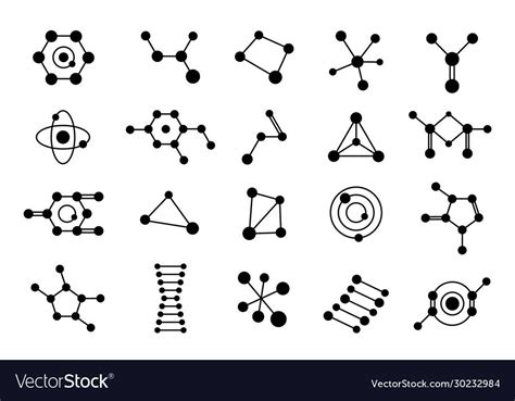 Molecular Structure Chemistry Scientific Research Vector Image On Vectorstock Chemistry