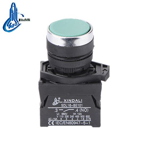 Xdl Ca Mm Waterproof Green Spring Return Flush Push Button Switch Push Button Switch And