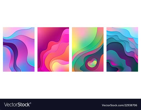 Metallic Modern Gradient Active Mixed Royalty Free Vector