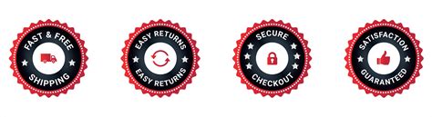 Money Back Guarantee Free Shipping Trust Badges Trust Badges Secure