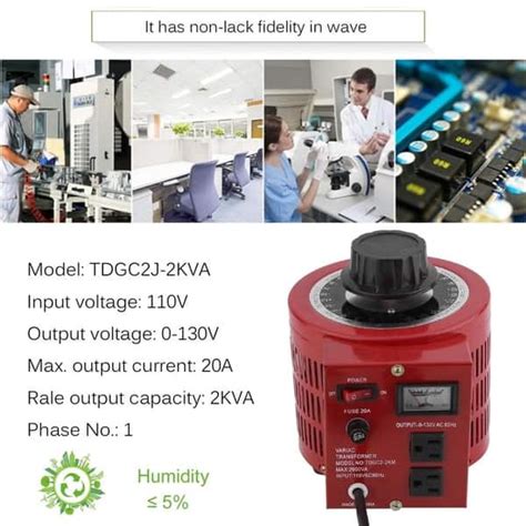 Dial Ac Voltage Regulator 110v 2000w Single Phase Variac Transformer Red Bed Bath And Beyond