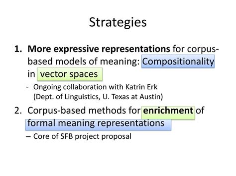 Ppt The Interface Between Model Theoretic And Corpus Based Semantics