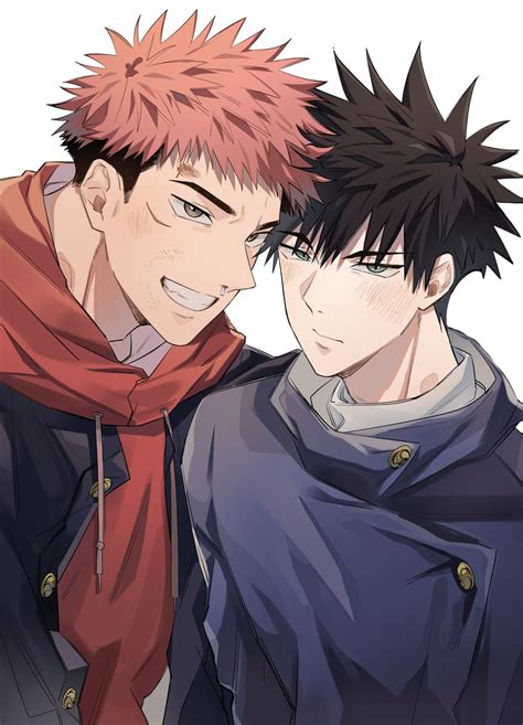 Fushiguro Megumi And Itadori Yuuji Jujutsu Kaisen Drawn By Somwang