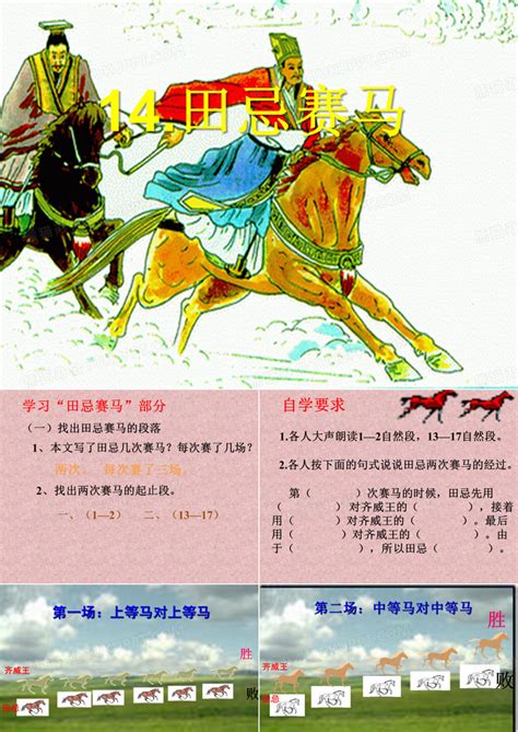 田忌赛马课件ppt模板下载编号qkgxaezq熊猫办公 田忌赛马课件ppt模板下载编号qkgxaezq熊猫办公
