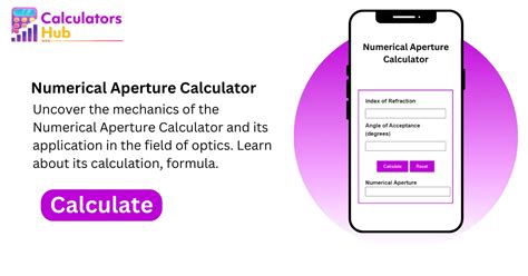 Numerical Aperture Calculator