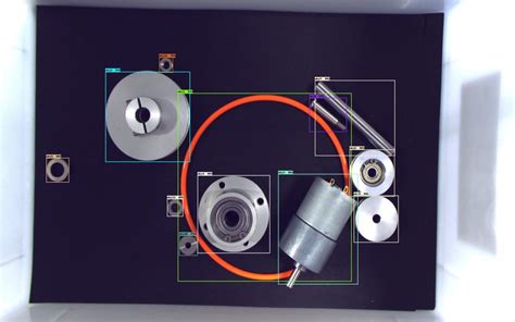 Prediction Results Of The Industrial Object Detection Using The