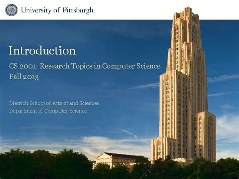 Introduction Cs 2001 Research Topics In Computer Science