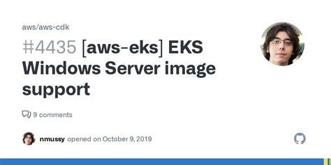 Aws Eks Eks Windows Server Image Support · Issue 4435 · Awsaws Cdk