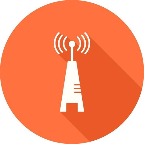 Signals Tower Vector Icon 24007995 Vector Art At Vecteezy