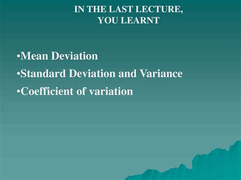 SOLUTION Probability Lecture 19 Chebychev S Inequality Studypool