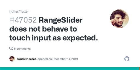 RangeSlider Does Not Behave To Touch Input As Expected Issue Flutter Flutter GitHub