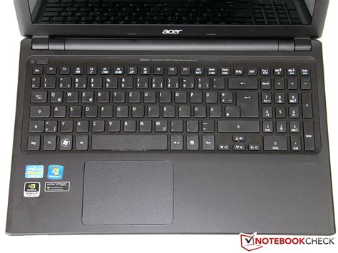 Review Acer Aspire V G Notebook Notebookcheck Net Reviews